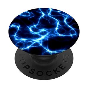 Lightning Bolts Electricity Voltage Light Design PopSockets PopGrip: Swappable Grip for Phones & Tablets