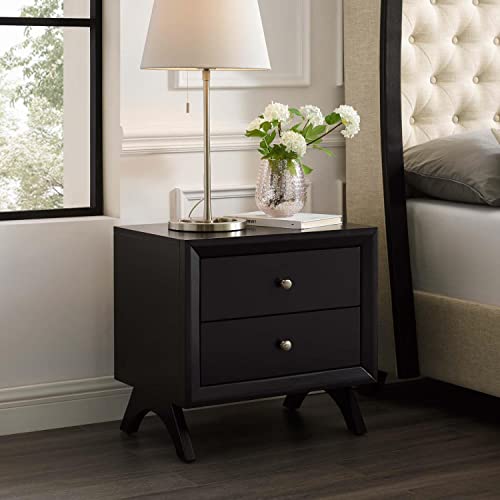 Modway Providence Nightstand or End Table, Cappuccino