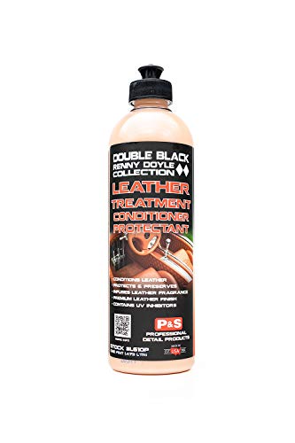 P&S Professional Detail Products - Leather Treatment - Conditioner & Protectant; Revives and Reconditions Leather Interiors, Intense Leather Scent, UV Inhibitors, Premium Leather Finish (1 Pint)