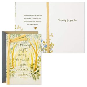 Hallmark Sympathy Loss of Pet Card (Friendship of A Pet)