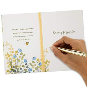 Hallmark Sympathy Loss of Pet Card (Friendship of A Pet)