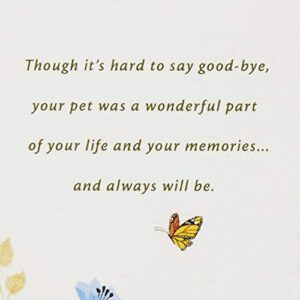 Hallmark Sympathy Loss of Pet Card (Friendship of A Pet)