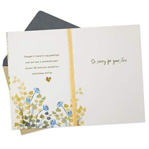 Hallmark Sympathy Loss of Pet Card (Friendship of A Pet)