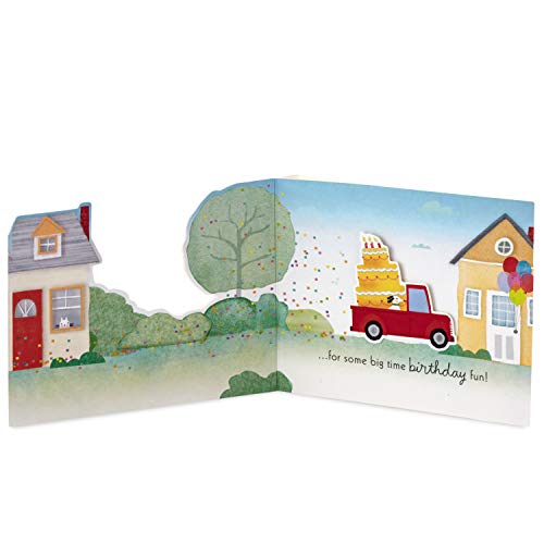 Hallmark Paper Wonder Paper Craft Birthday Card (Birthday Fun)