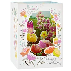 Hallmark Paper Wonder Displayable Pop Up Birthday Card for Her (Beautiful Butterflies and Flowers)