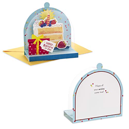 Hallmark Paper Wonder Displayable Pop Up Birthday Card (Birthday Cake)