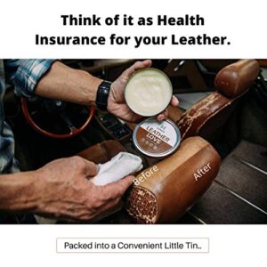 Leather Love - The Best Leather Conditioner On The Planet, Brings Old Leather Back To Life, All Natural Ingredients Mixed With Serious Science, Restores, Rehydrates, Protects (8oz)