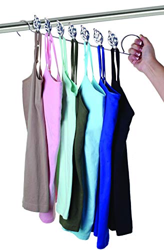 Jokari Multi Hook Hanger, Best for Space Saving Multi Use Clothes Organizer, See Clothing at a Glance with Pull Up Design, Save Room in Your Closet