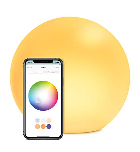 Eve Flare - Apple HomeKit Smart Home Portable LED Lamp, IP65 Water Resistant, Wireless Charging