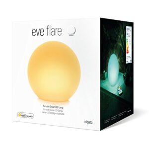 Eve Flare - Apple HomeKit Smart Home Portable LED Lamp, IP65 Water Resistant, Wireless Charging