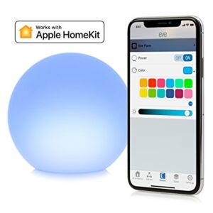 Eve Flare - Apple HomeKit Smart Home Portable LED Lamp, IP65 Water Resistant, Wireless Charging