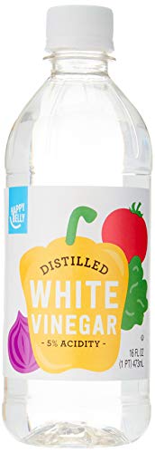 Amazon Brand - Happy Belly White Distilled Vinegar, Kosher, 16 Fl Oz (Packaging May Vary)