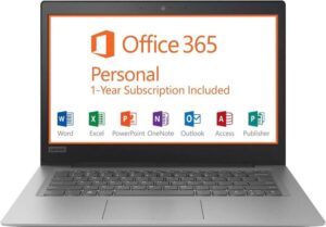 lenovo ideapad 14" hd premium performance laptop, intel celeron dual-core n3350 up to 2.4ghz, 2gb ram, 32gb emmc, webcam, hdmi, 802.11ac, bluetooth, windows 10, office 365 1-year personal subscription