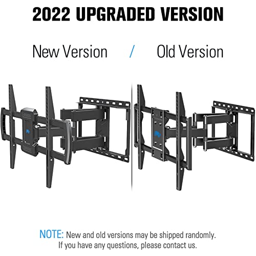 Mounting Dream TV Mount for Most 42-75 inch Flat Screen TVs Up to 100 lbs, Full Motion TV Wall Mount with Swivel Articulating 6 Arms, TV Wall Mounts Fit 12'', 16” Wood Studs, Max VESA 600x400mm