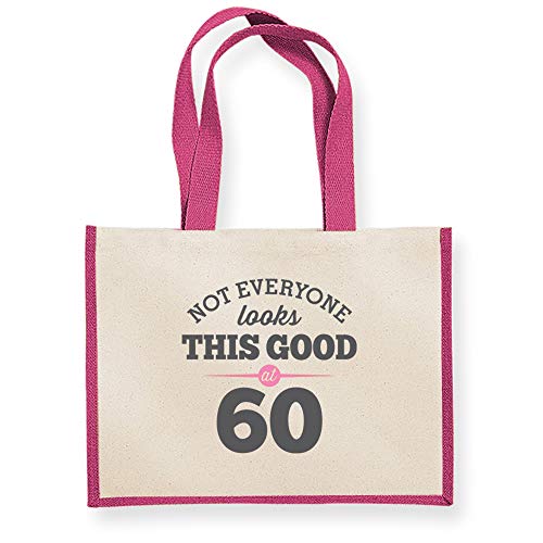 Design, Invent, Print! 60th Birthday Keepsake Funny Gift Bag for Women Novelty Ladies Female Shopping Present Tote Idea