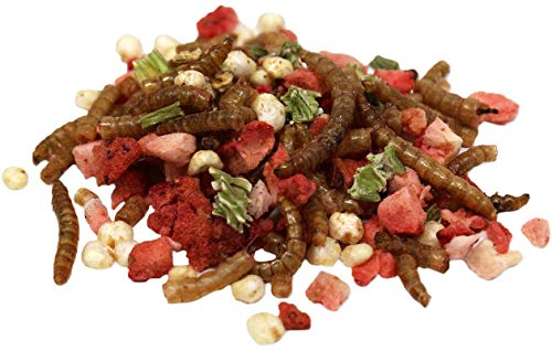 Sunseed Company 5 Pack of Wigglers and Berries, 2.5 Ounces Each, Trail Mix Treat for Hedgehogs