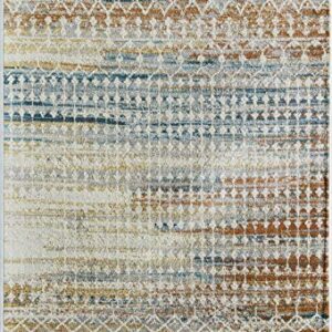 CosmoLiving Manhattan Collection Area Rug 8' x 10' Tribal Harvest