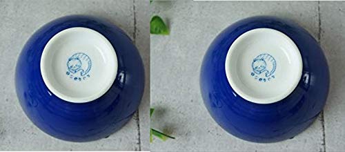 Minorutouki Cat Design"NEKOCHIGURA" Rice Bowl MIKE & HACHIWARE Small Size 2 pattern set φ4.6×H2.4in 6.63oz Made in Japan