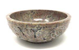 vrinda soapstone scrying/smudge bowl