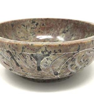 vrinda Soapstone Scrying/Smudge Bowl