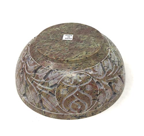 vrinda Soapstone Scrying/Smudge Bowl