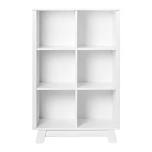 Babyletto Hudson Cubby Bookcase in White