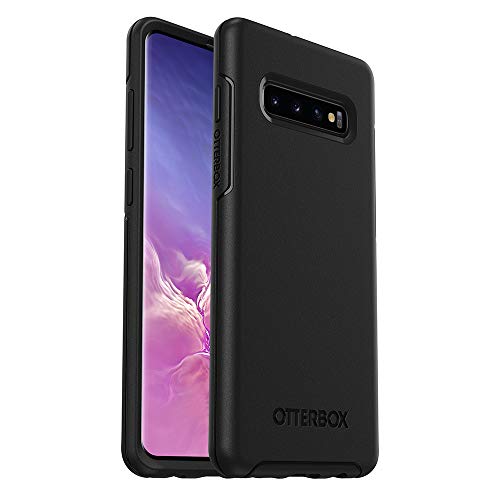 OtterBox SYMMETRY SERIES Case for Galaxy S10+ - Retail Packaging - Polycarbonate, Shock-Absorbent,BLACK