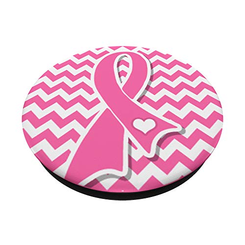 Popsocket Pink Ribbon - Breast Cancer Awareness Pop Socket 3 PopSockets PopGrip: Swappable Grip for Phones & Tablets