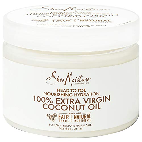 Sheamoisture Head-to-Toe Nourishing Hydration for Dry Skin 100% Virgin Coconut Oil Paraben Free Skin Care 10.5 oz