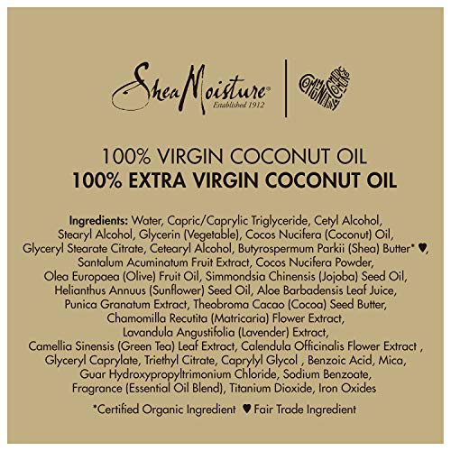 Sheamoisture Head-to-Toe Nourishing Hydration for Dry Skin 100% Virgin Coconut Oil Paraben Free Skin Care 10.5 oz