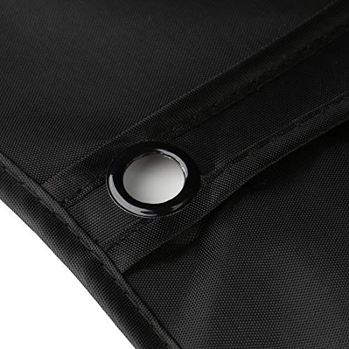 Foraineam 5 Pack 43 Inch Oxford Fabric Garment Bag Suit Cover Bags with Zipper and Transparent Window for Travel and Storage, Washable Suit Bag for Suits, Coats, Shirts, Dresses