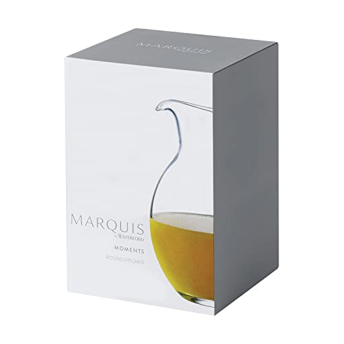 Marquis By Waterford Moments Round Pitcher, 1 Count (Pack of 1), Clear