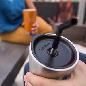 Klean Kanteen Straw Lid For Pints And Tumblers Black, 1 EA