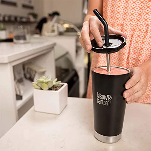 Klean Kanteen Straw Lid For Pints And Tumblers Black, 1 EA