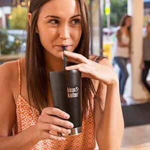 Klean Kanteen Straw Lid For Pints And Tumblers Black, 1 EA