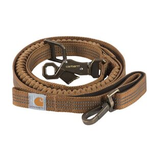 carhartt shock absorbing dog leash carhartt brown/brushed brass