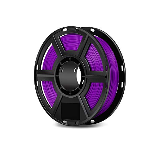 FLASHFORGE D-Series PLA 3D Printer Filament, 1.75mm (Purple), 0.5kg Spool (1.1lbs), Guaranteed Fresh, Dimensional Accuracy +/- 0.02mm, Tangle-Free, Fits Most FDM Printers [Risk-Free]