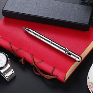 SMOOTHERPRO Titanium Bolt Action Pen with Tungsten Side for Business Office Signature EDC Pocket Design Color Natural (Ti598)