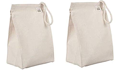 Eco-Bags Products Organic Cotton Lunch Bag (2 Pack)