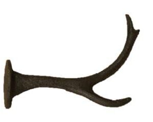 MIDWEST CRAFT HOUSE 8 CAST Iron Deer Antler Coat Hooks