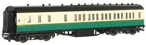 bachmann thomas & friends gordon's express brake coach - ho scale, prototypical white & green