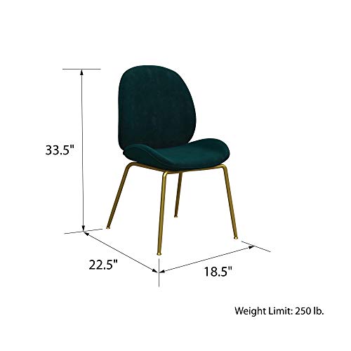 CosmoLiving by Cosmopolitan Astor Dining Chair Green