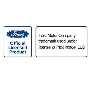 iPick Image Made for Ford Super-Duty 3D Logo Brushed 3/8" Thick Billet Aluminum 2" Tow Hitch Cover