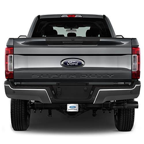 iPick Image Made for Ford Super-Duty 3D Logo Brushed 3/8" Thick Billet Aluminum 2" Tow Hitch Cover