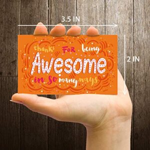 50 You are Awesome Cards -Thank You Appreciation Gifts Cards - You are Awesome Recognition, Encouragement and Kindness Notes for Employees, Teachers, Staff, Graduation, Friends, Family, Co-Workers.