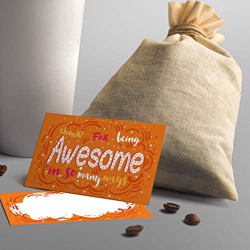 50 You are Awesome Cards -Thank You Appreciation Gifts Cards - You are Awesome Recognition, Encouragement and Kindness Notes for Employees, Teachers, Staff, Graduation, Friends, Family, Co-Workers.