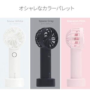 Minihead Fan Pro (Pink) - Mini Handheld Fan, 24-Hour Battery, lightweight 0.22lbs(99g), Pocket-Sized, Strong Airflow, Must-Have Item For Summer, Turbo Mode + 3 Wind Settings