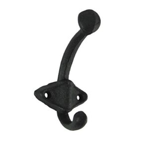 tg,llc treasure gurus antique acorn style single hook coat towel hanger hat rack door key keyring holder