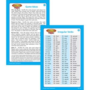 Super Duper Publications | Irregular Verbs in Sentences Photo Fun Deck Flash Cards | Educational Learning Resource for Children