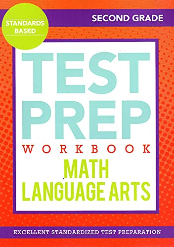 Second Grade Math & Language Arts Test Prep Workbook (Aligned with Common Core Standards) -v3